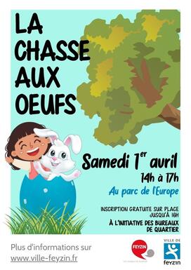 La chasse aux oeufs est de retour le 1er avril